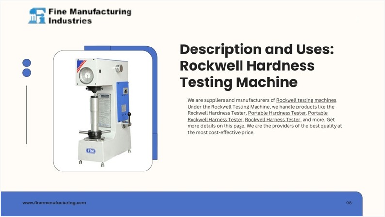 Read more Rockwell Hardness Testing Machine- Description and Uses- Fine ...